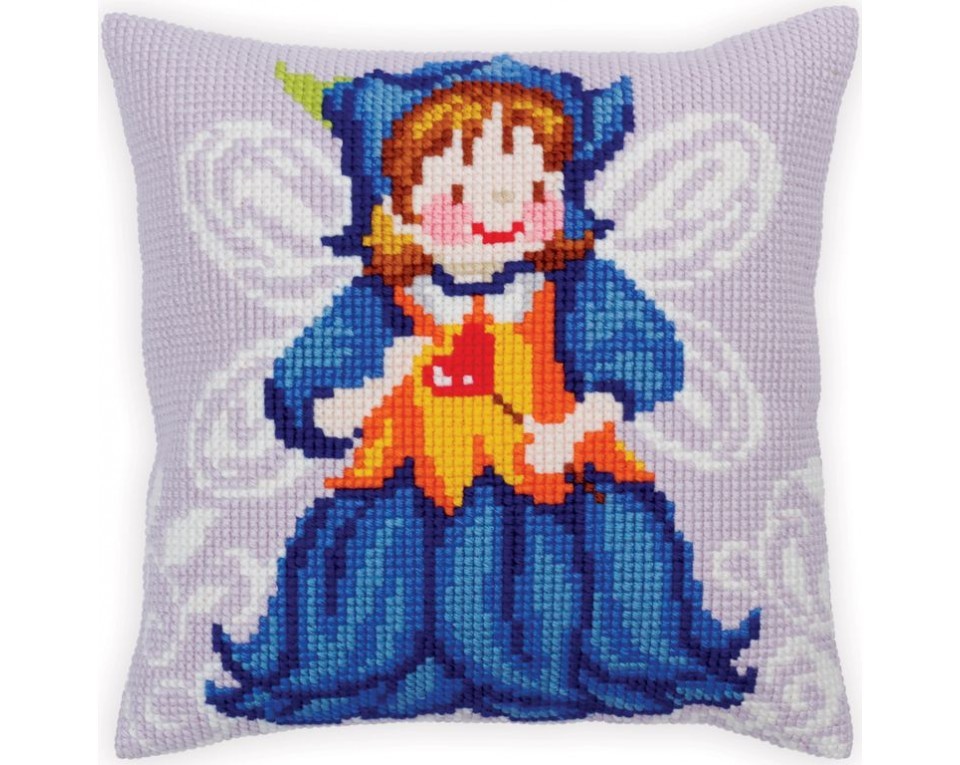 5282 Fairy-Blue Bell. Набор для вышивки крестом Collection D'Art купить ...